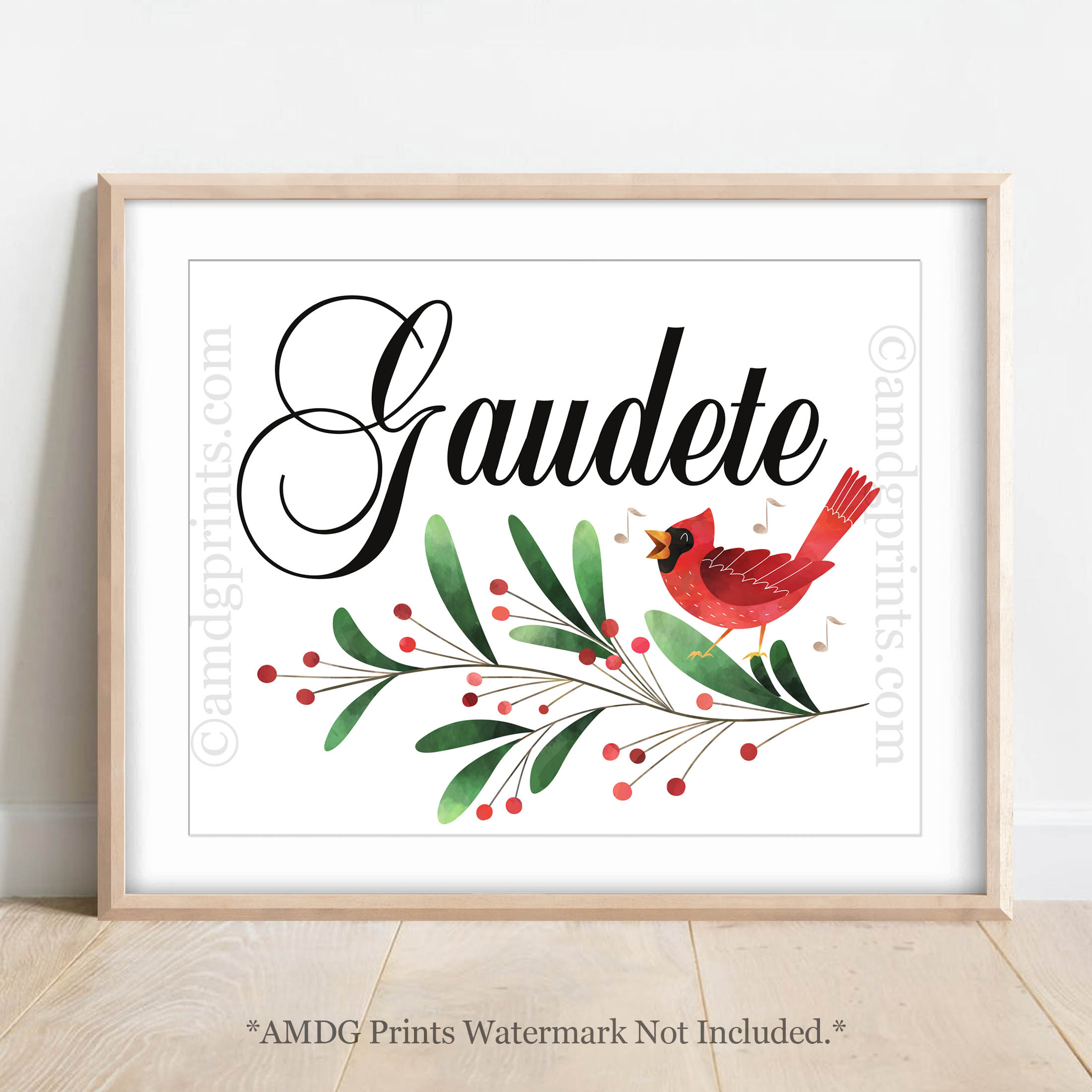 CH12 Gaudete - AMDG Prints