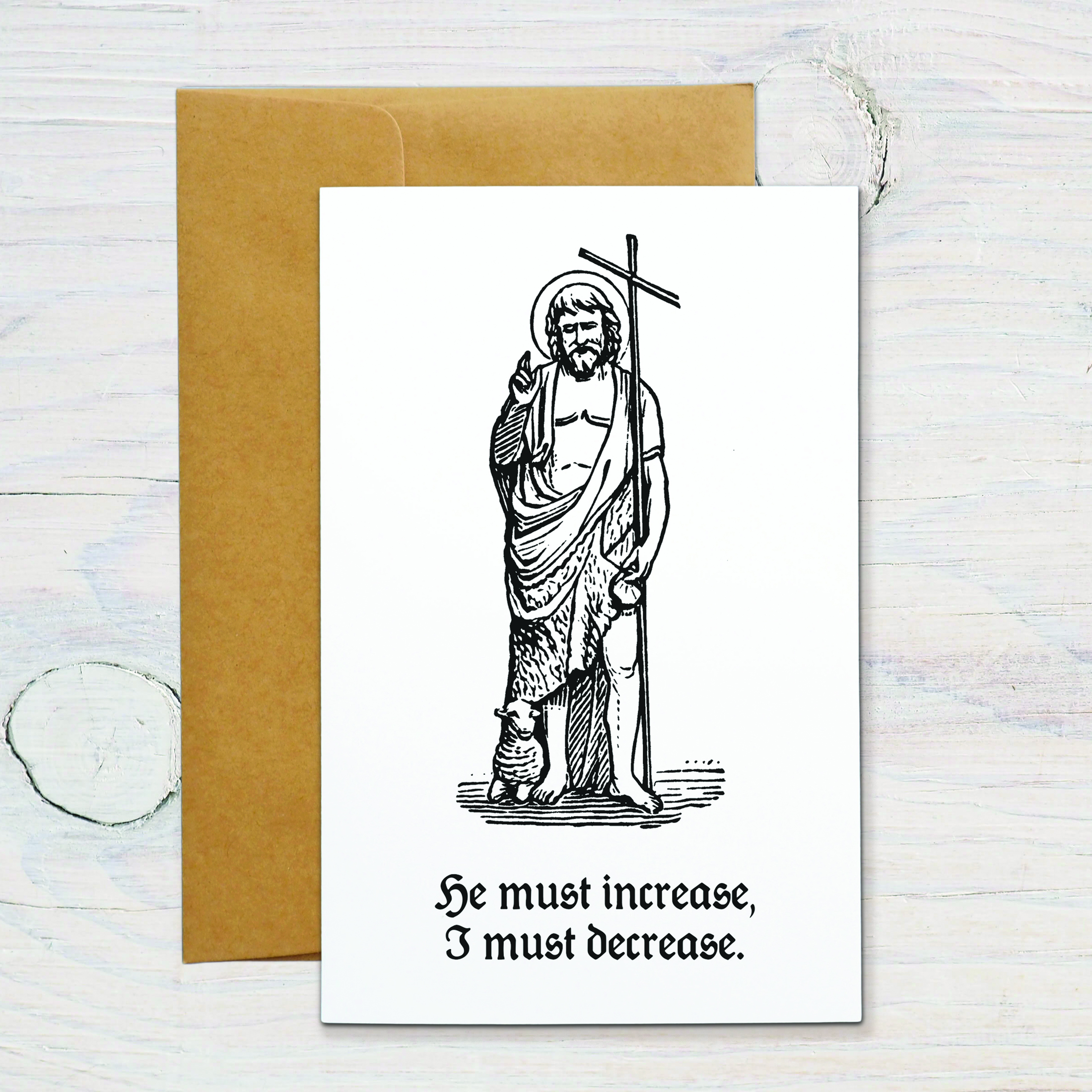 GC09 St. John the Baptist Card - AMDG Prints